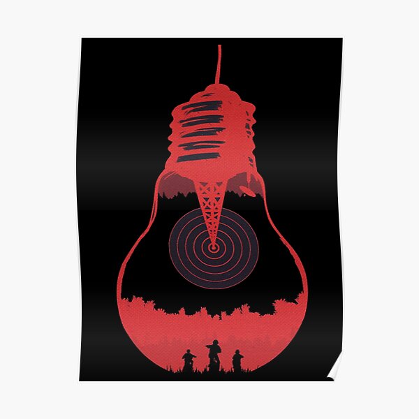 "Stranger Things Bulb" Poster for Sale by Lopsant | Redbubble