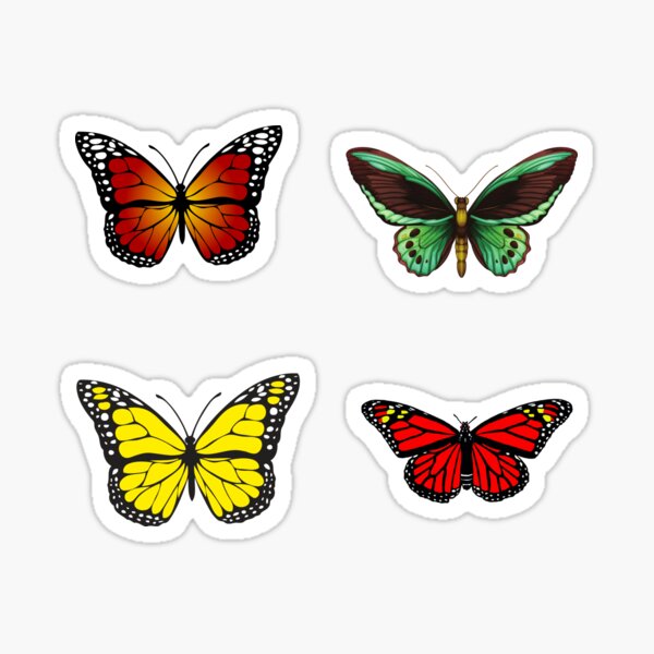"Butterfly Pack " Sticker for Sale by sweary12 | Redbubble
