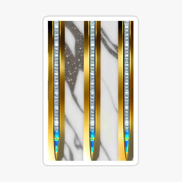 "Gold stripes with diamonds and white marble retro Art Deco design ...