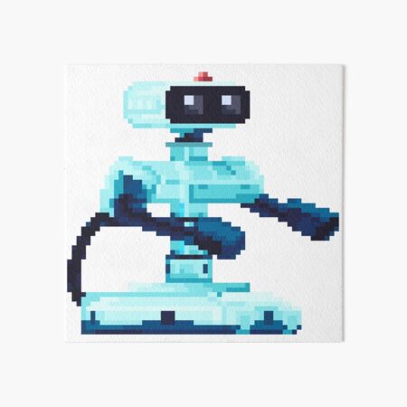 "Pixel Art Cyan R.O.B. Smash" Art Board Print for Sale by HoshiSSB ...