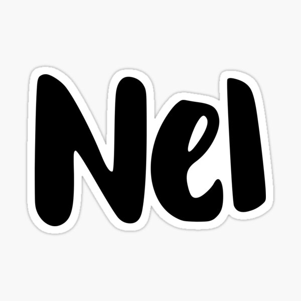 "NEL" Sticker by FTML | Redbubble