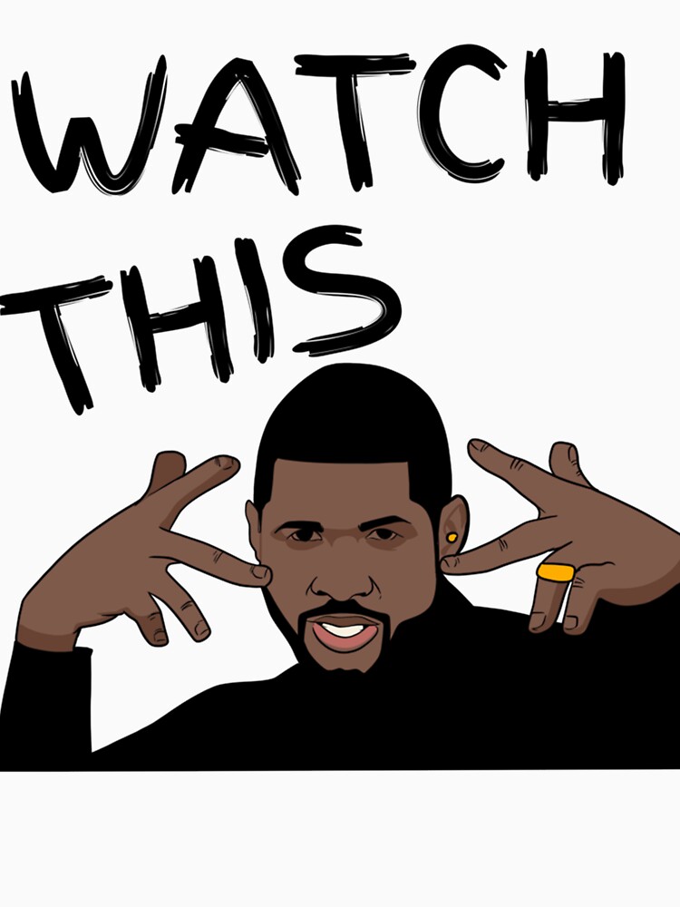 "Watch This Usher Tiny Desk Concert Meme" T-shirt for Sale by ...