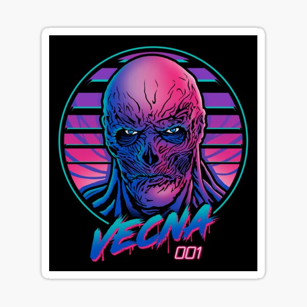 "Retro Vecna" Sticker for Sale by Getsousa | Redbubble