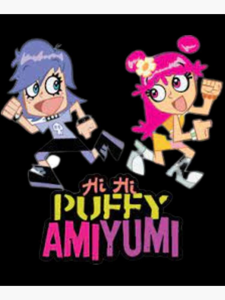 Hi Hi Puffy Amiyumi Hihi Puffy Amiyumi Amiyumi Show Drawstring Mounted Print For Sale