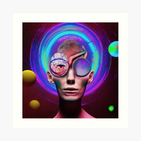 ""Principles of determination" - AI Generated Art" Art Print for Sale ...