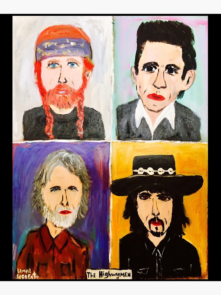 "highwaymen the cartoon 2022 mampuslo " Mounted Print for Sale by ...