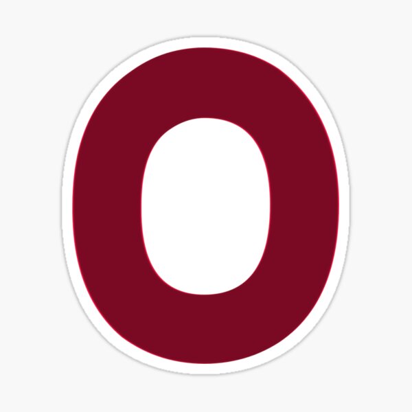 "Alphabet O (Letter O)" Sticker for Sale by meimei3388 | Redbubble