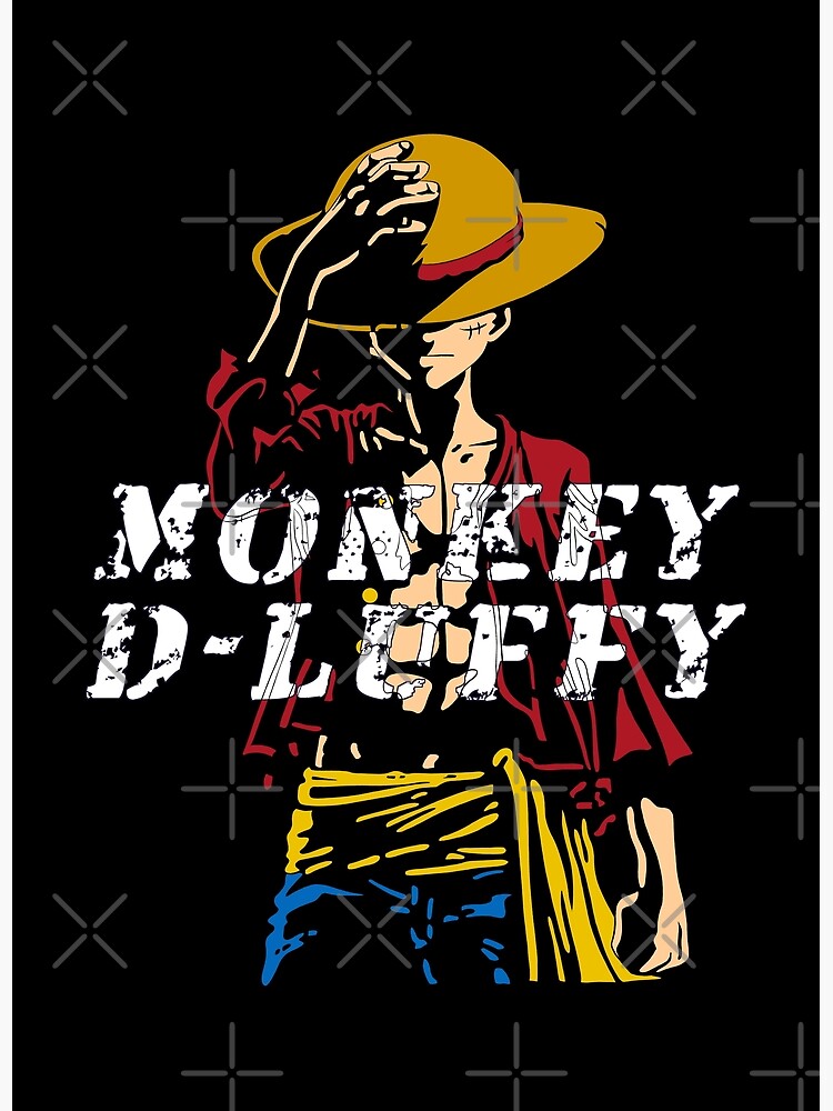 "Monkey D Luffy One Piece Color" Poster for Sale by Artsbykk | Redbubble