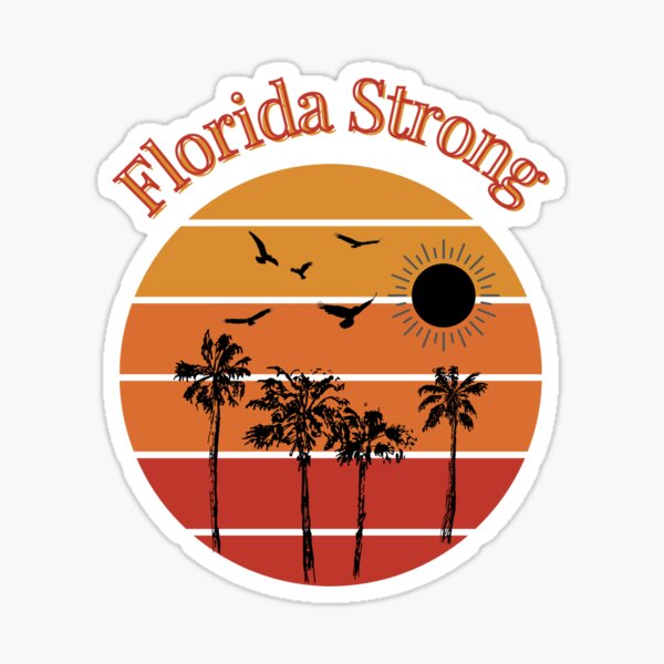 "Florida Strong" Sticker for Sale by Joud1422 | Redbubble