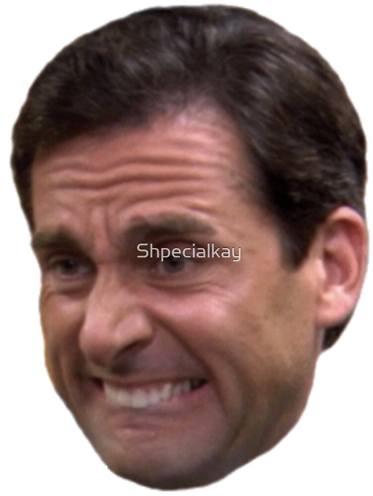 "Michael Scott Face" by Shpecialkay | Redbubble