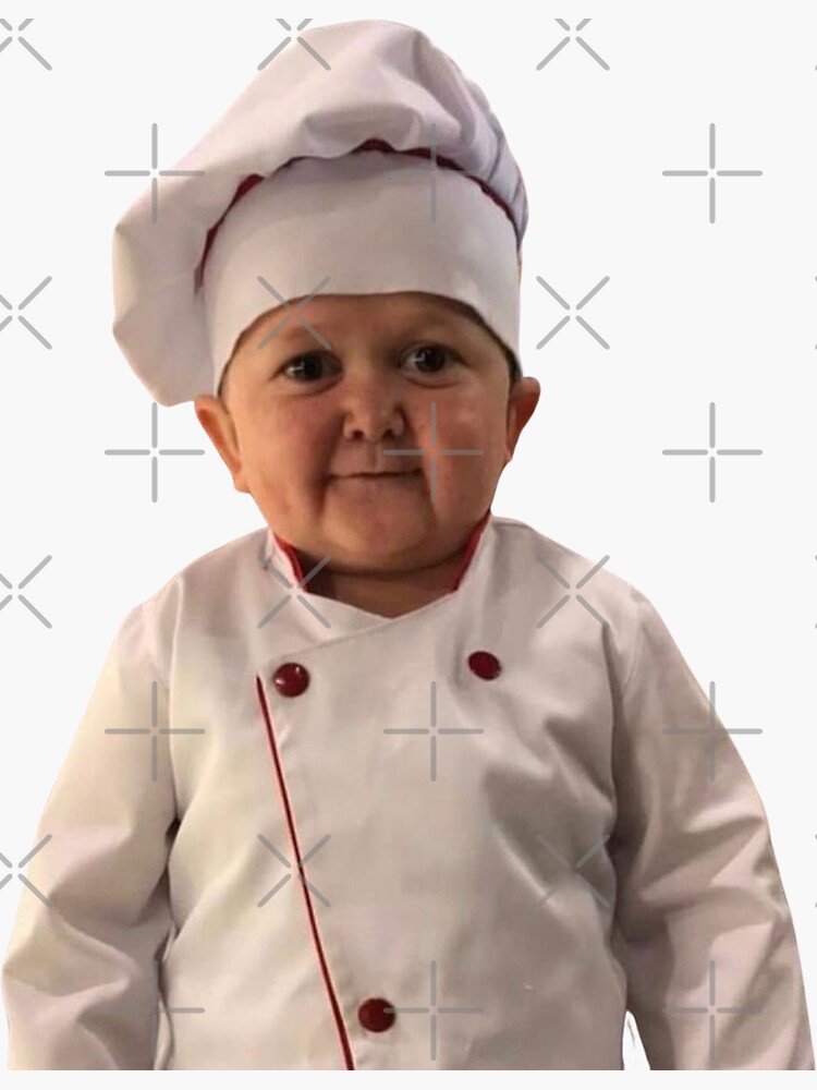 "Hasbulla chef" Sticker for Sale by jackiehere | Redbubble