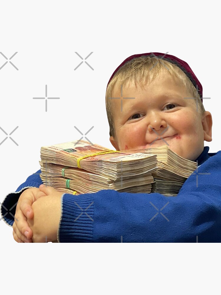 "Hasbulla ez money" Sticker for Sale by jackiehere | Redbubble