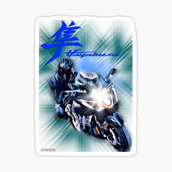 "Suzuki Hayabusa 2022" Sticker for Sale by Evomotoarte | Redbubble