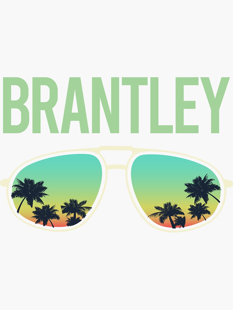 "Cool Glasses Brantley" Sticker for Sale by WilliamGay320 | Redbubble