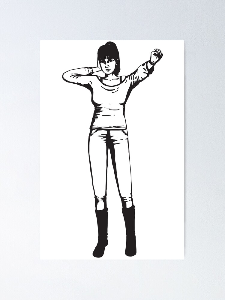 "Deaf Power Female " Poster by shopasl | Redbubble