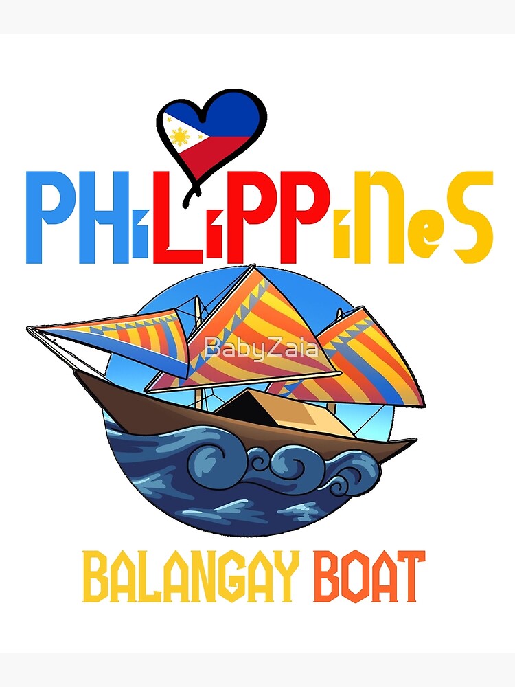 "Philippines Balangay Boat (wooden water craft)" Poster for Sale by ...