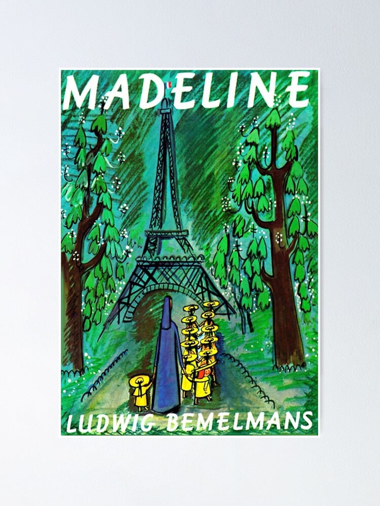"Madeline Vintage Children's Book Cover Poster" Poster for Sale by ...