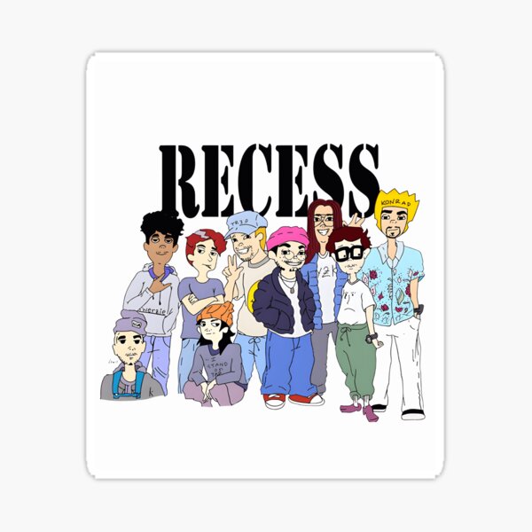 "Recess album family chibi" Sticker for Sale by NinaThoran | Redbubble