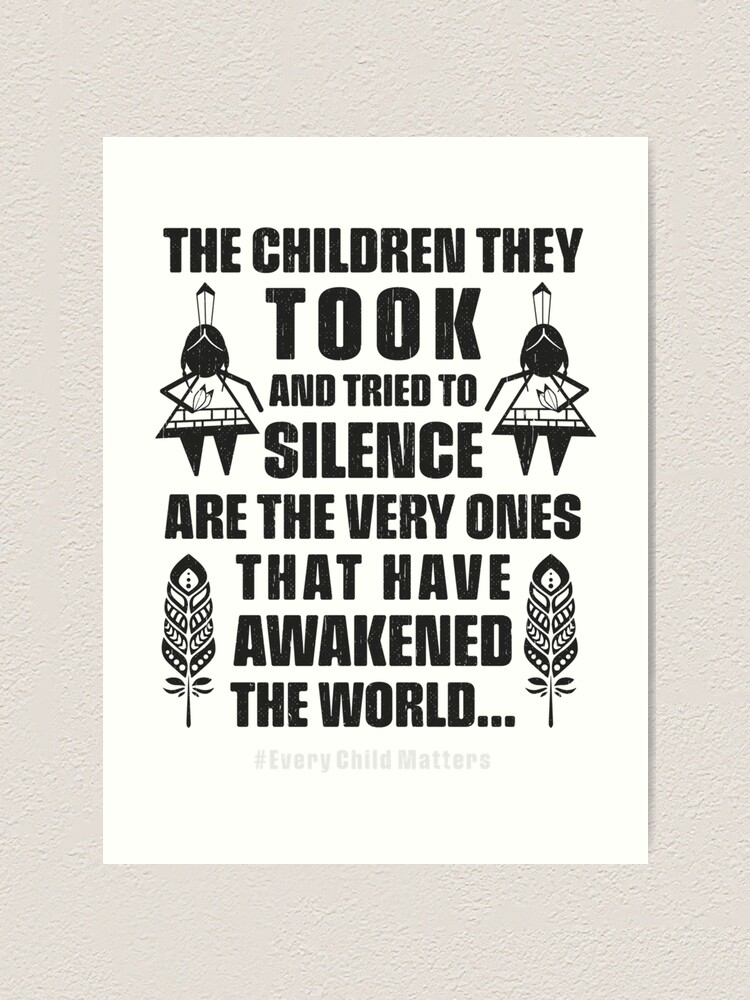 "Every Child Matters Orange Shirt Day Native American Indian " Art ...