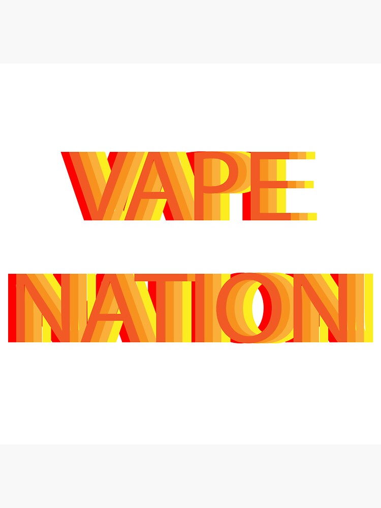 "Vape Nation *UPDATE LATER*" Sticker for Sale by Perichor | Redbubble