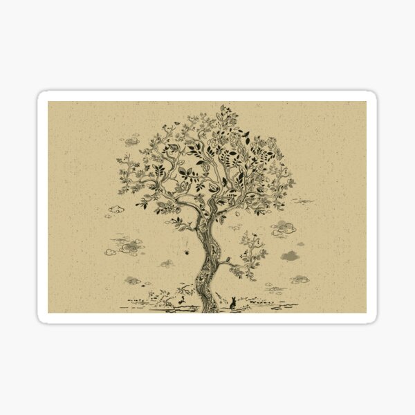 "Wise mystical tree, Wise Tree, Vintage Tree illustration, Mystical ...
