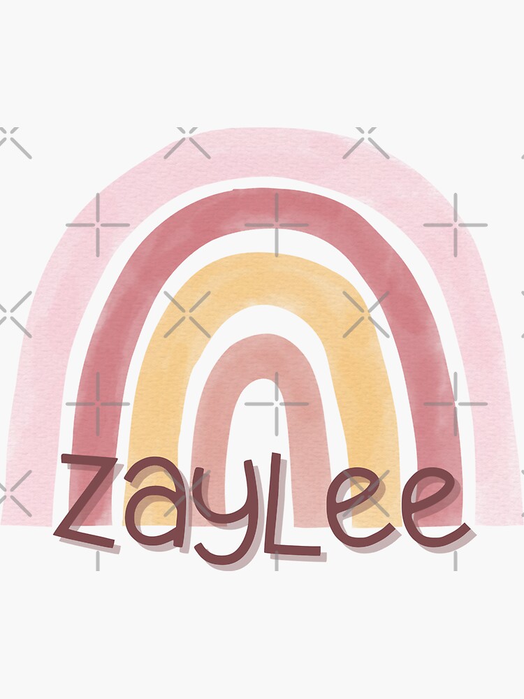 "Girl's Name - Zaylee" Sticker for Sale by NamesLand | Redbubble
