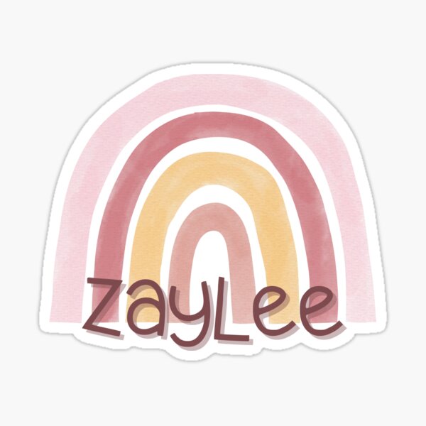 "Girl's Name - Zaylee" Sticker for Sale by NamesLand | Redbubble