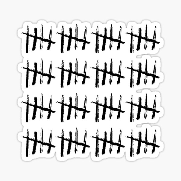 "Tally-inspired" Sticker for Sale by StrwbrryPenguin | Redbubble