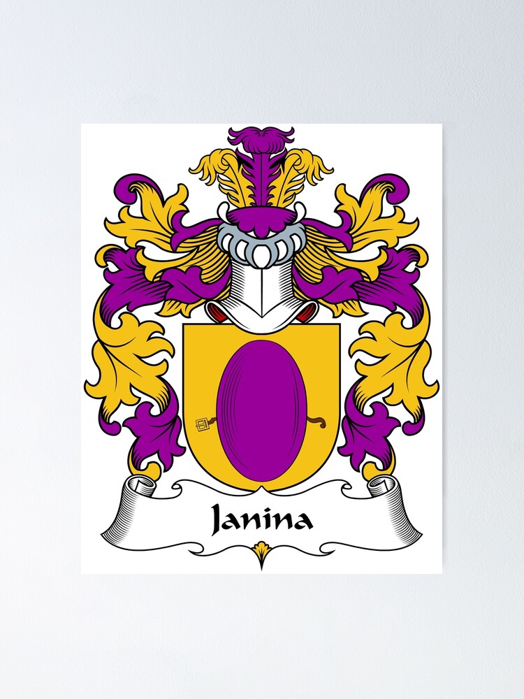 "Janina" Poster by HaroldHeraldry | Redbubble