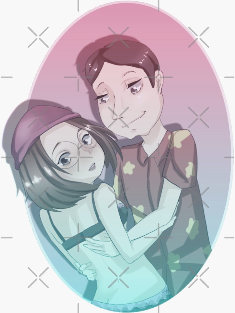 "Quagmire and Meg" Sticker for Sale by Vlaki | Redbubble
