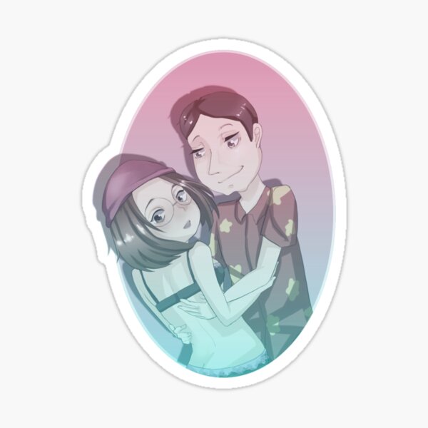 "Quagmire and Meg" Sticker for Sale by Vlaki | Redbubble