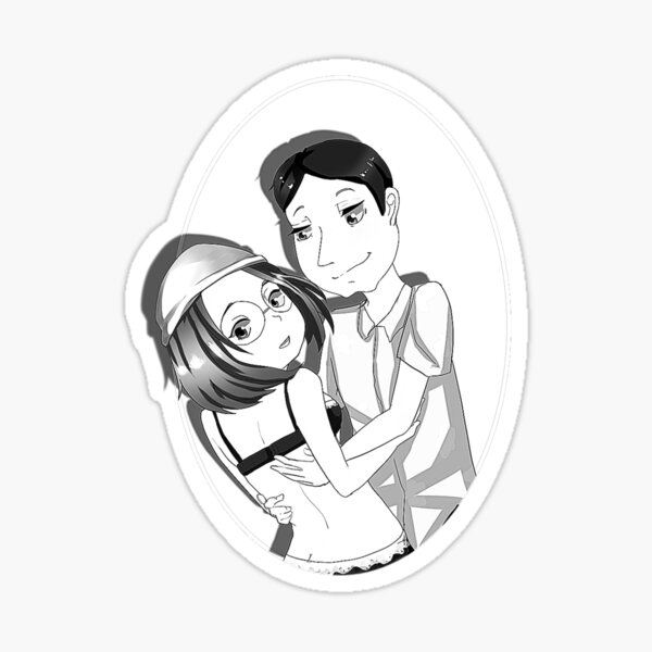 "Quagmire and Meg" Sticker for Sale by Vlaki | Redbubble