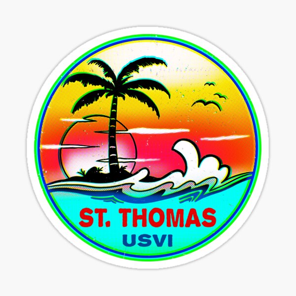 "St. Thomas USVI Usa" Sticker for Sale by Elrcpinta | Redbubble