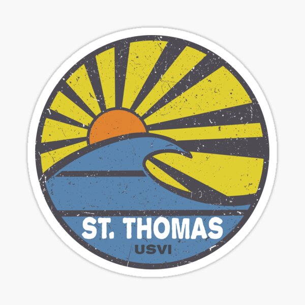 "St. Thomas USVI Usa" Sticker for Sale by Elrcpinta | Redbubble