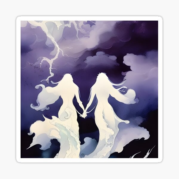 "Sisters Weathering the Storm" Sticker for Sale by LyndiiLoubie | Redbubble