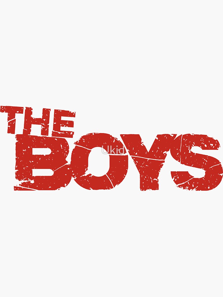 "The Boys logo (red)" Sticker for Sale by Ukid | Redbubble