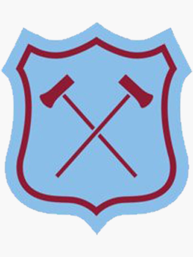 "West Ham United F.C. - Vintage Logo" Sticker for Sale by TinoPanini ...