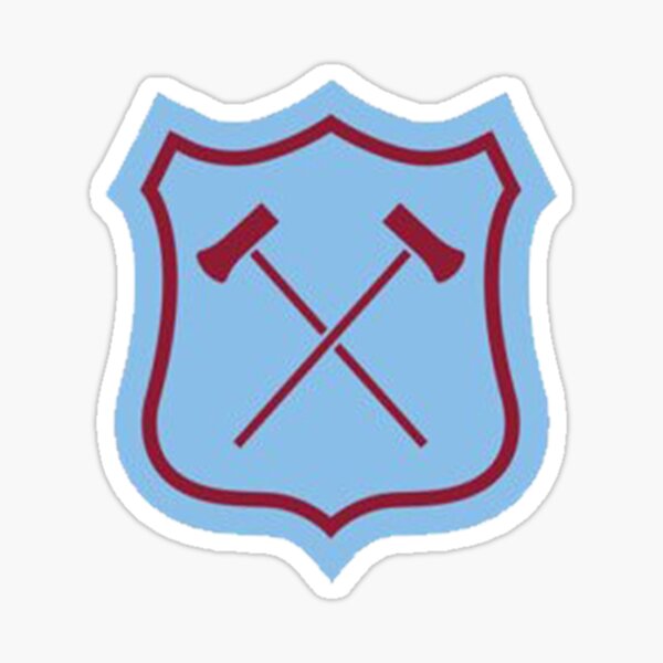 "West Ham United F.C. - Vintage Logo" Sticker for Sale by TinoPanini ...