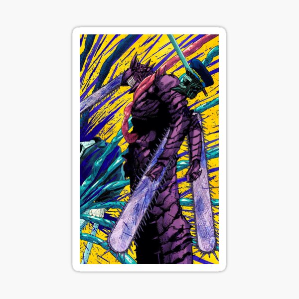 "chainsawman | Art vol-1" Sticker for Sale by Animeworks100 | Redbubble