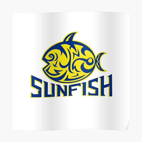 "Ocean Sunfish Tribal Art" Poster for Sale by patrimonio | Redbubble