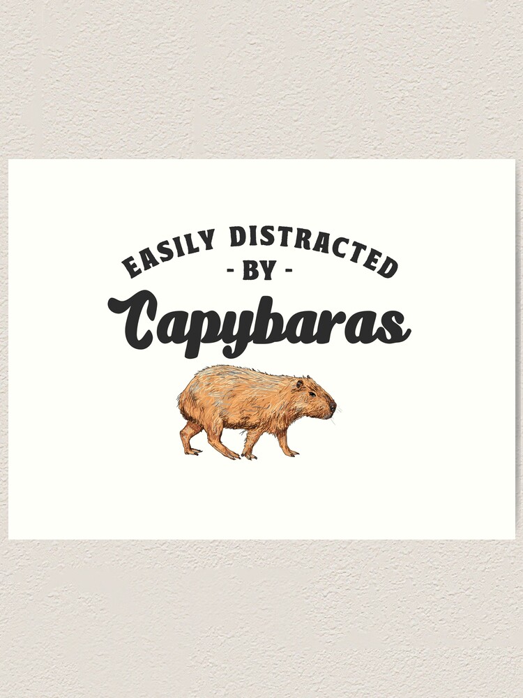 "EASILY DISTRACTED BY CAPYBARAS, capybara, capybara shirt, capybara ...