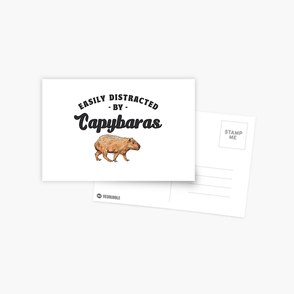 "EASILY DISTRACTED BY CAPYBARAS, capybara, capybara shirt, capybara ...