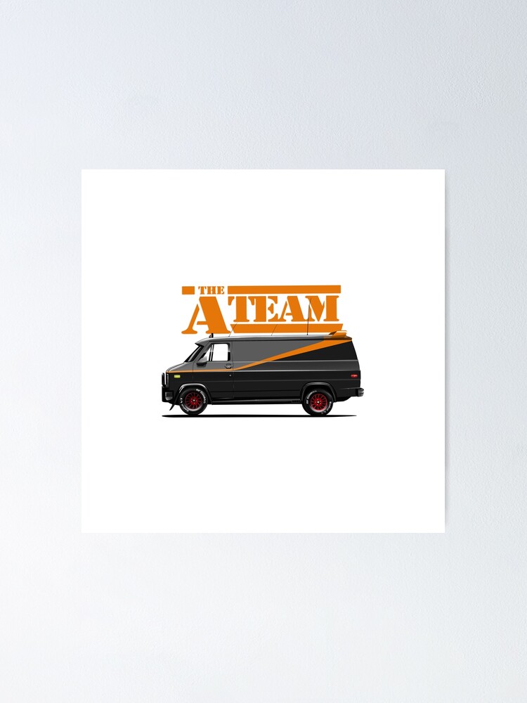 "The A-Team Retro Bus by Wrofee" Poster for Sale by Wrofee | Redbubble
