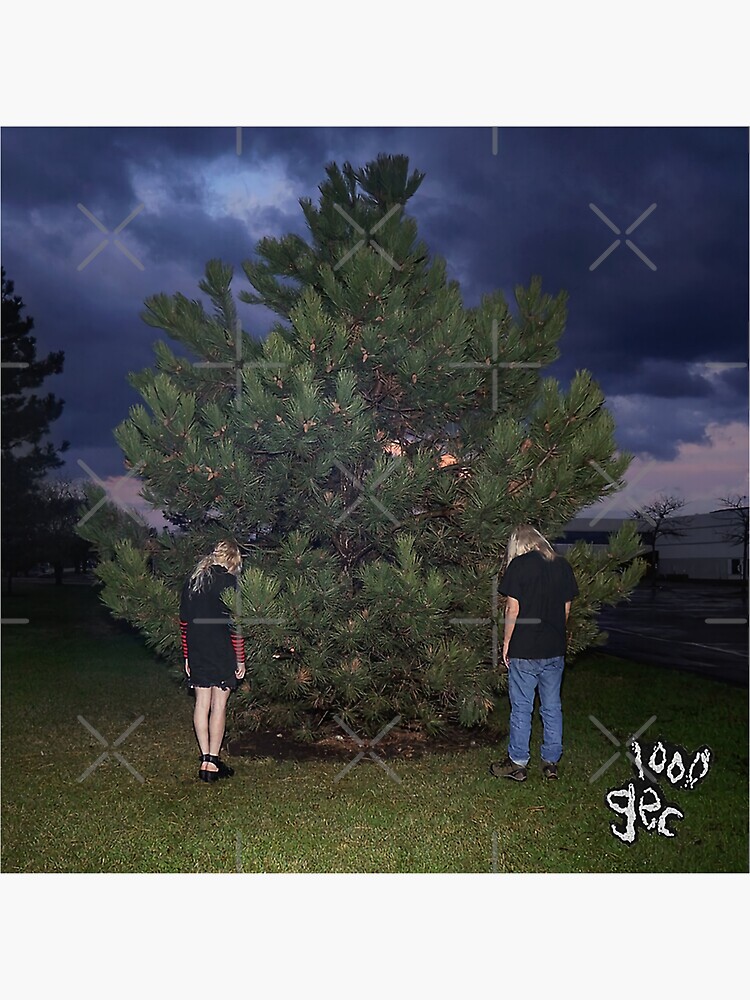 "100 Gecs 1000 Gecs Cover Art Slim Fit Summer Fashion Girl" Sticker for ...