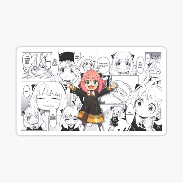 "Anya Forger | Spy X Family" Sticker for Sale by Animeworks100 | Redbubble