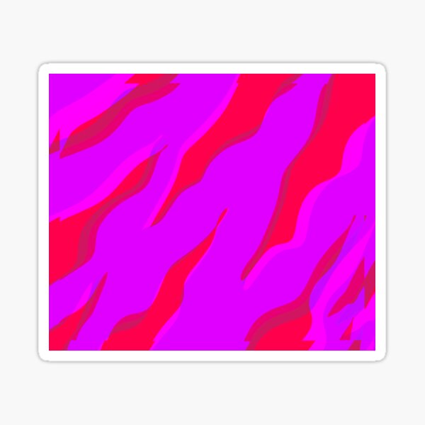 "Zebra Print Multicolor Neon Purple, Red, Neon Pink Tones And Neon Pink ...