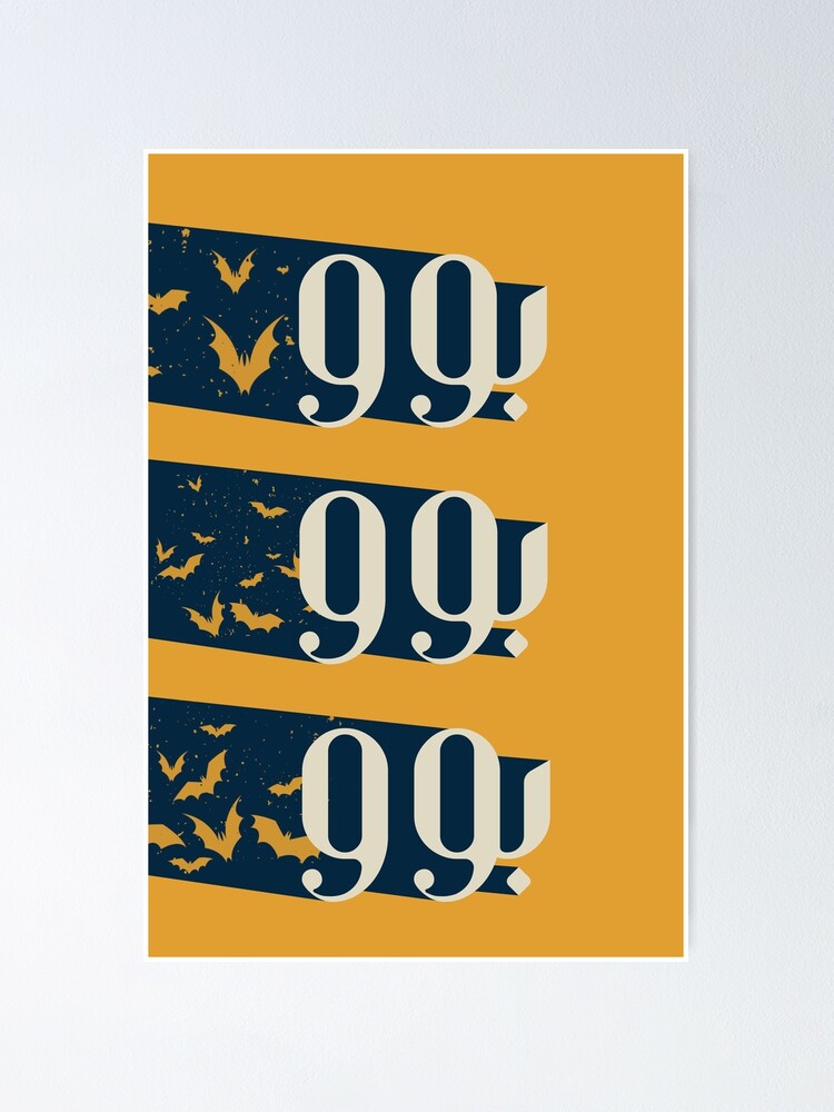 "Boo Arabic calligraphy Halloween Retro Style - بوو " Poster for Sale ...