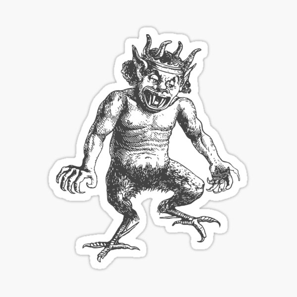 "Deumus A Humanoid Devil With Rooster Feet Dictionnaire Infernal Cut ...