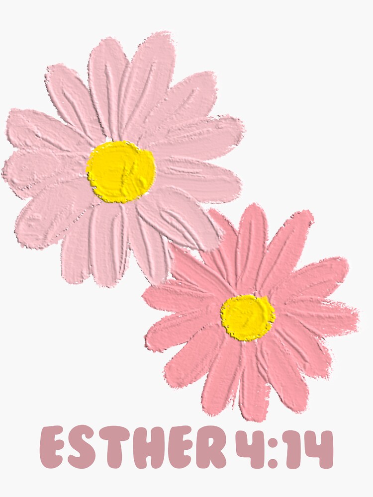 "Bible verse - esther 4:14" Sticker for Sale by goldenfaith | Redbubble
