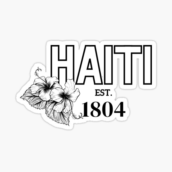 "Haiti 1804" Sticker for Sale by HaitiPouLaVi | Redbubble